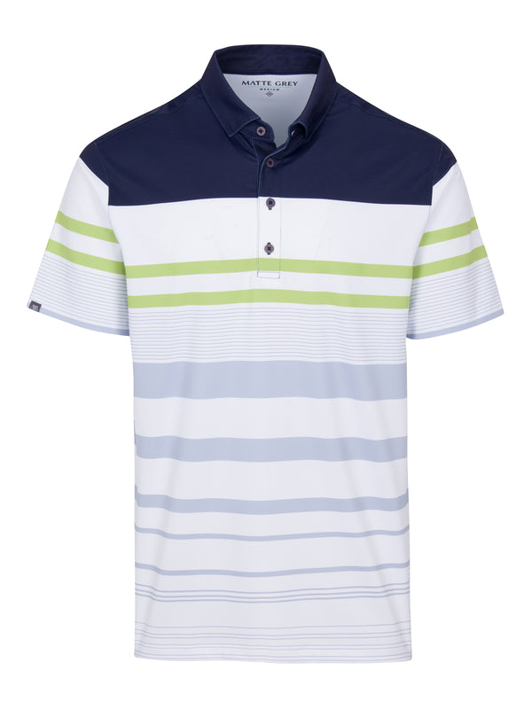 Matte Grey Men's Danger Russ - White (Biscay/Chartreuse/Monaco) Printed ...