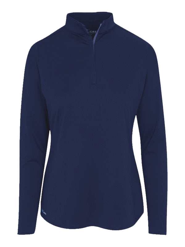 Heather Hightower Half Zip - Navy - Haus of Grey