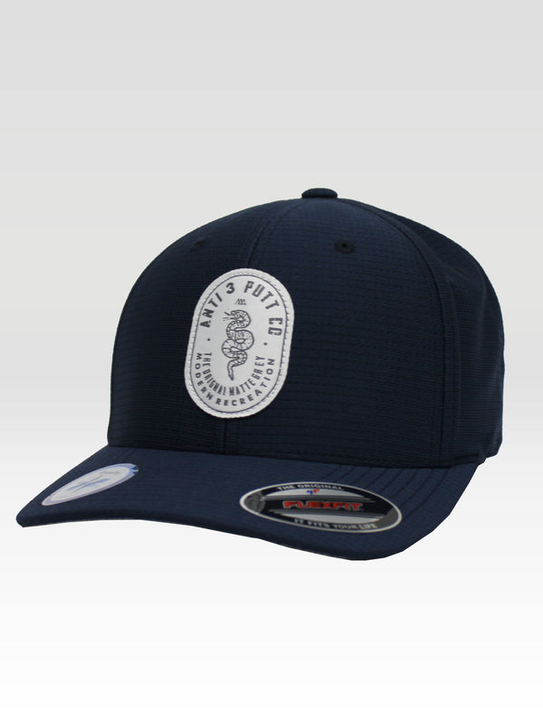MATTE GREY - Anti 3 Putt Tricot - Navy (White / Grey) - Haus of Grey